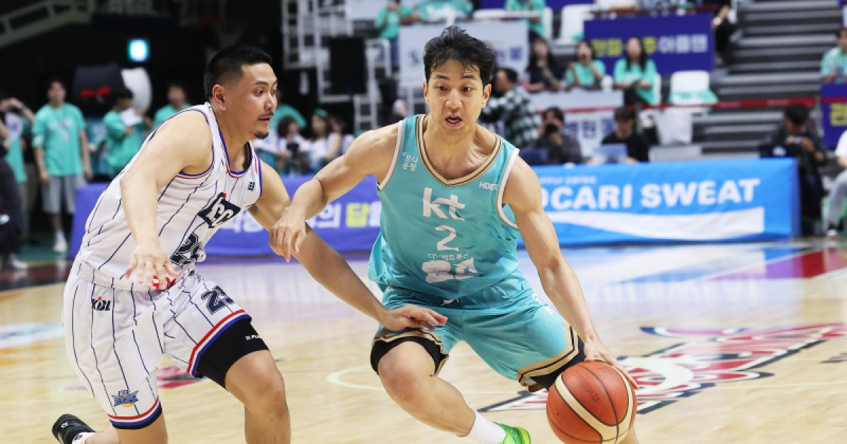 [IS 수원] 허훈, 이번엔 ‘형’ 허웅 꺾었다…KT, KCC 101-97 격파→챔프전 1승 1패 동률