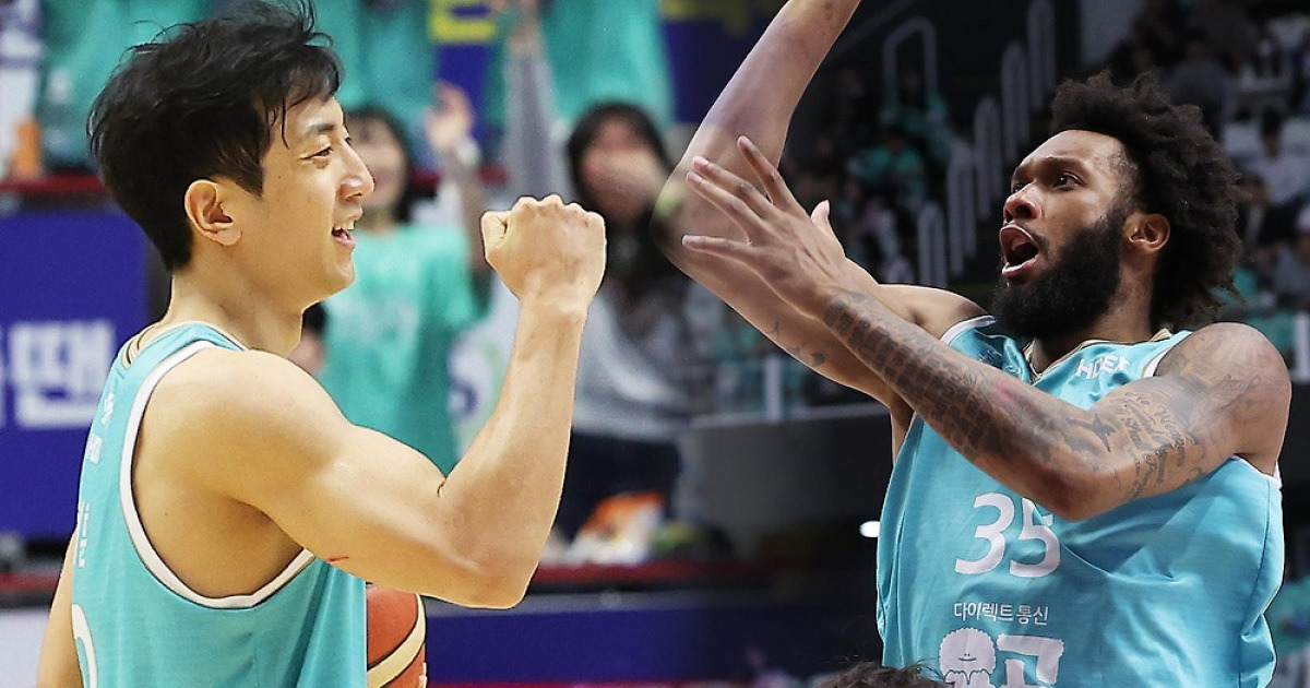 허훈·배스 폭발한 KT, KCC에 짜릿한 역전승