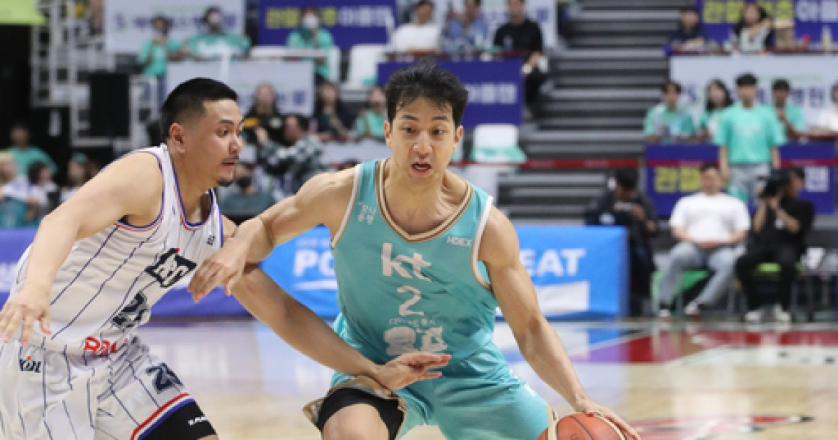 허훈 40분 풀타임·배스 36점…KT의 ‘원투 펀치’는 슈퍼팀 KCC도 무너뜨릴 수 있다