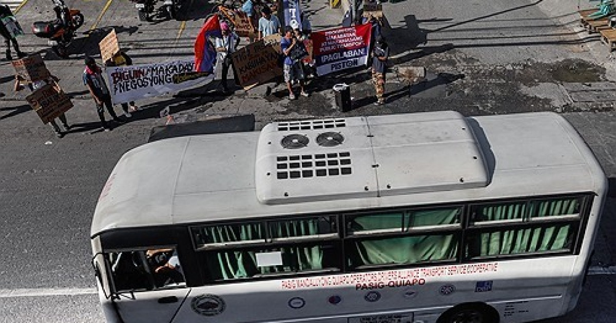 PHILIPPINES TRANSPORT JEEPNEY STRIKE