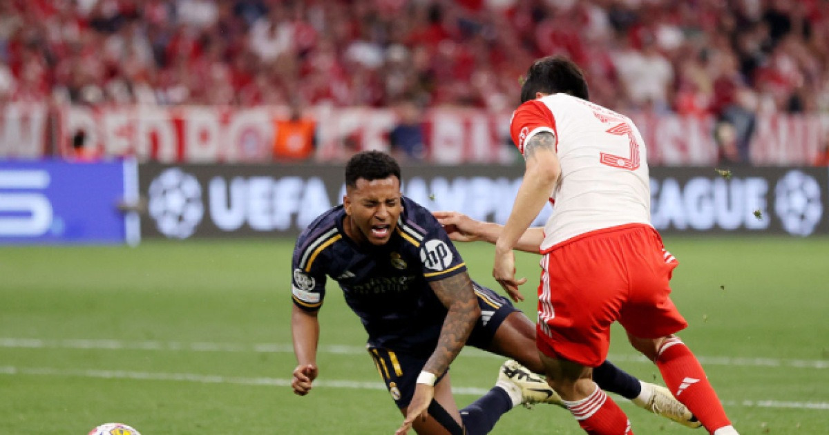 '침투 농락+PK 헌납→2실점 빌미' 김민재의 처참한 활약...뮌헨, UCL 4강 1차전서 레알과 2-2 무승부