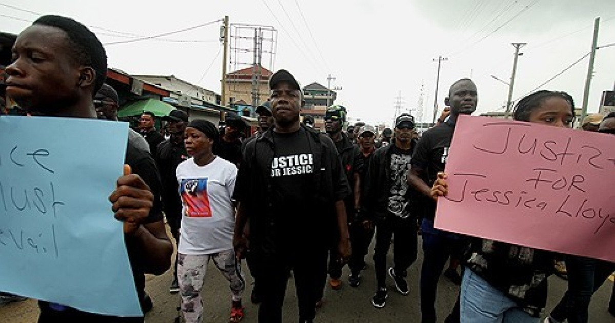 LIBERIA CRIME PROTEST