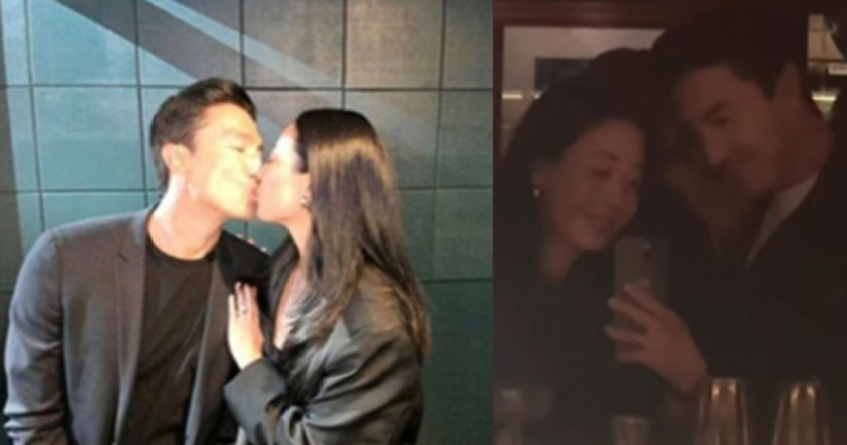 "품절남 실감"..다니엘헤니, 아내랑 뽀뽀샷까지..난리난 '럽스타'ing (Oh!쎈 이슈)