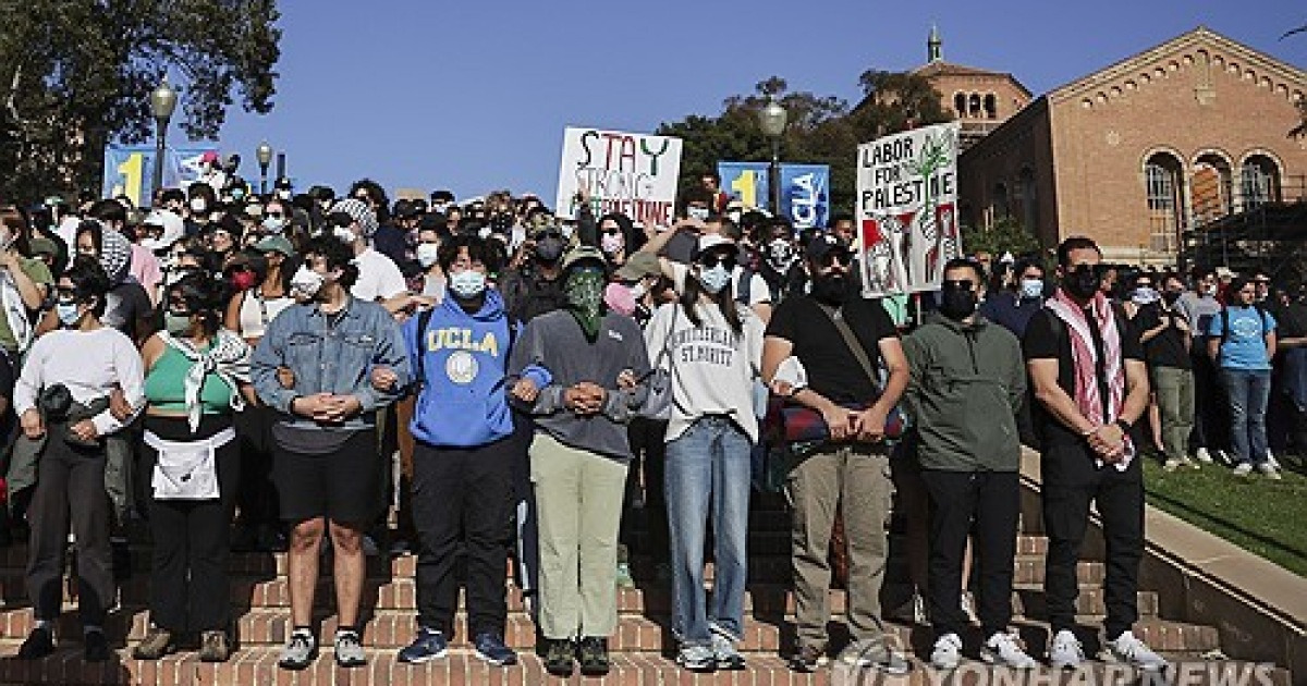 USA CALIFORNIA UCLA PRO-PALESTINE PROTEST