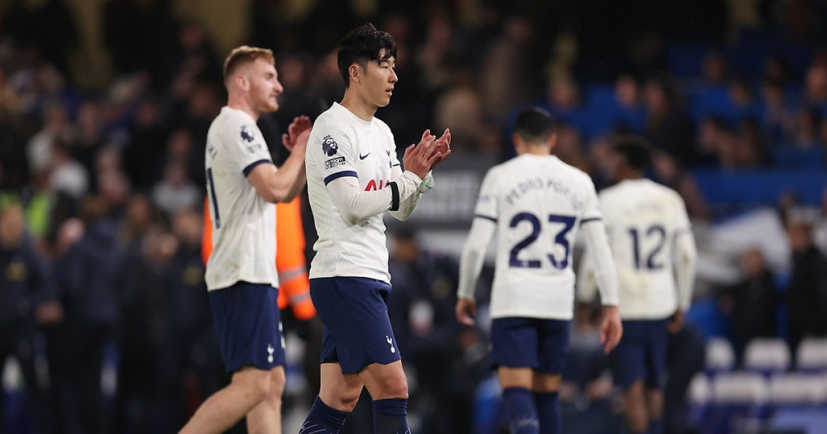 고립된 SON, 기회 창출 3회로 분투했지만…첼시에 패한 토트넘 3연패 부진, UCL 가능성 희박