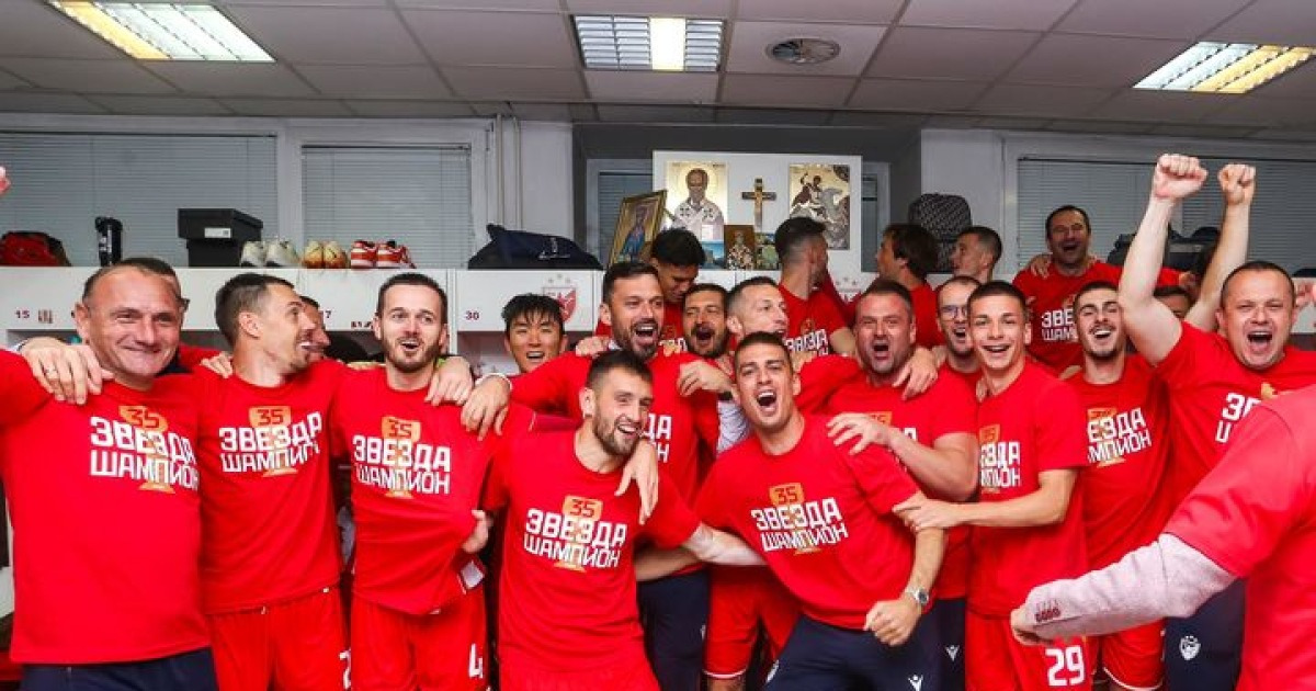 '황인범 5호 도움' 즈베즈다, 리그 우승…다음 시즌 UCL PO행