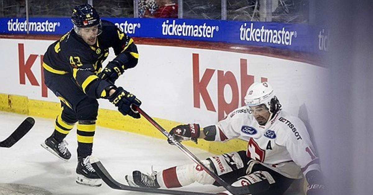 Switzerland Sweden Ice Hockey