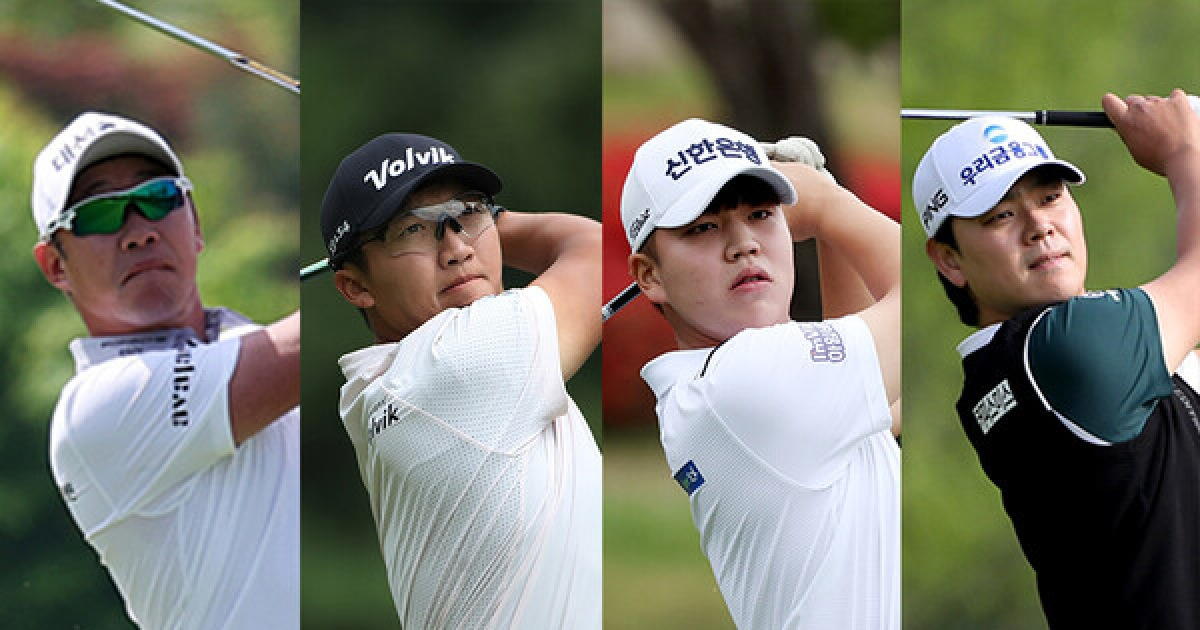 강경남·김홍택, GS칼텍스 매경오픈 2R 공동 2위…장유빈 4위, 이정환 5위 [KPGA]
