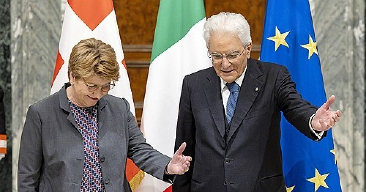 ITALY SWITZERLAND DIPLOMACY