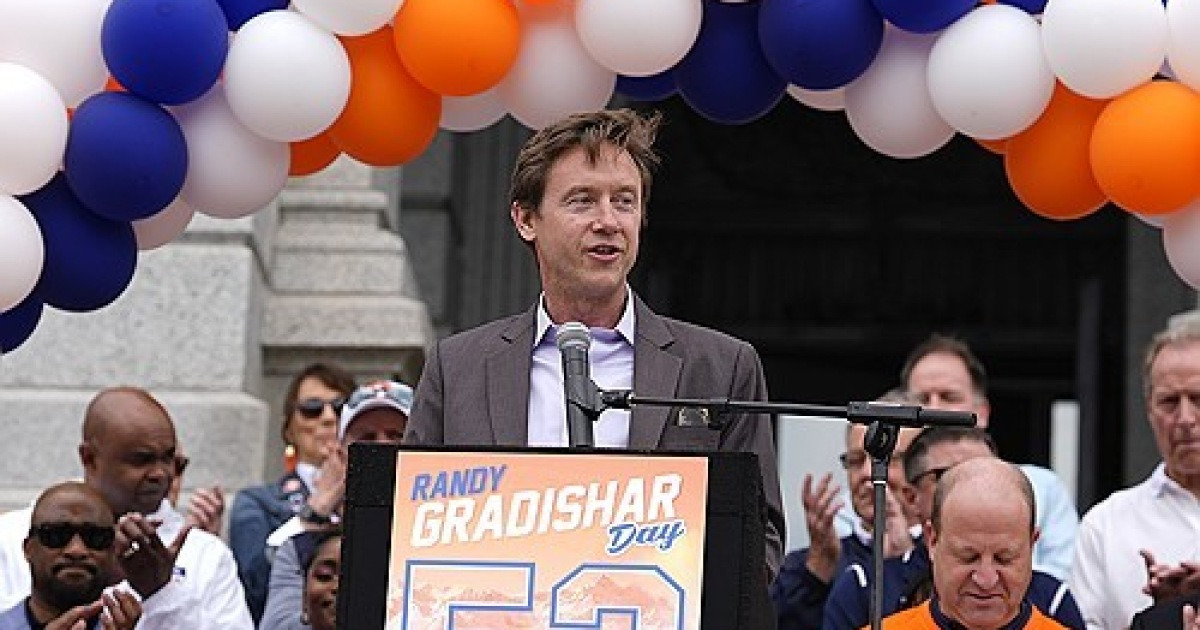 Broncos Gradishar Celebration Football