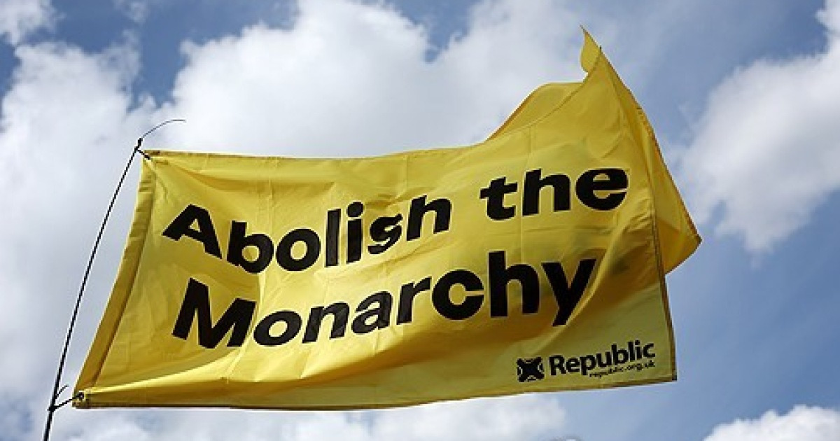BRITAIN ROYALTY ANTI MONARCHY PROTEST