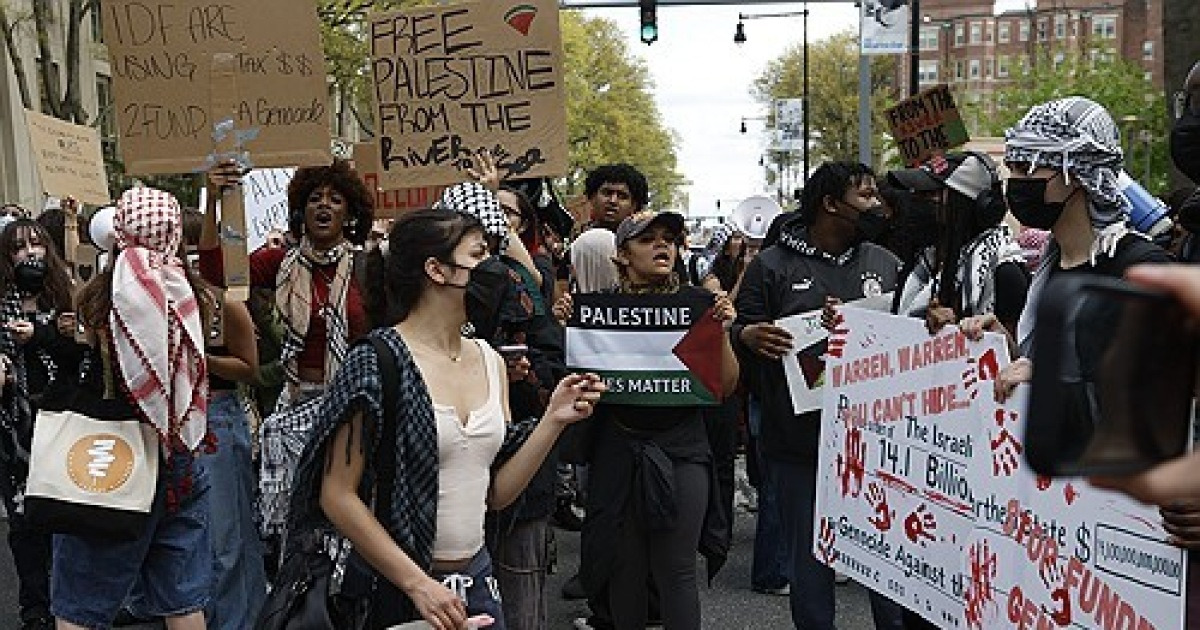 USA PROTEST ISRAEL GAZA CONFLICT