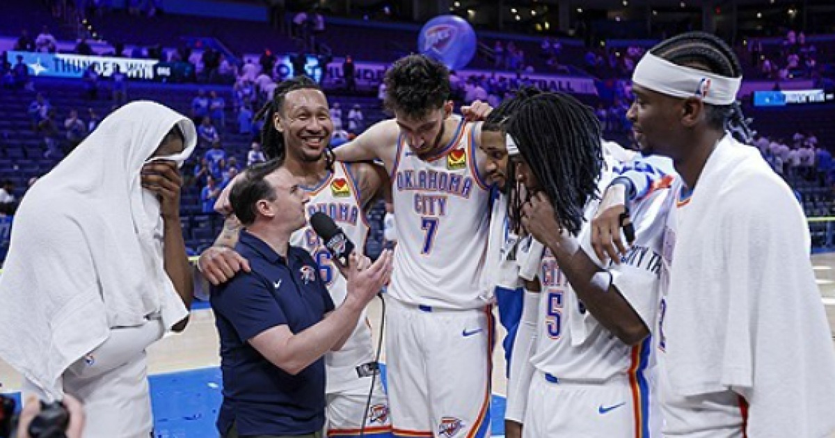 [NBA PO] '11년 만에 1위 올랐지만…나이가 너무 어리다고?' 평가 뒤집는 OKC의 질주
