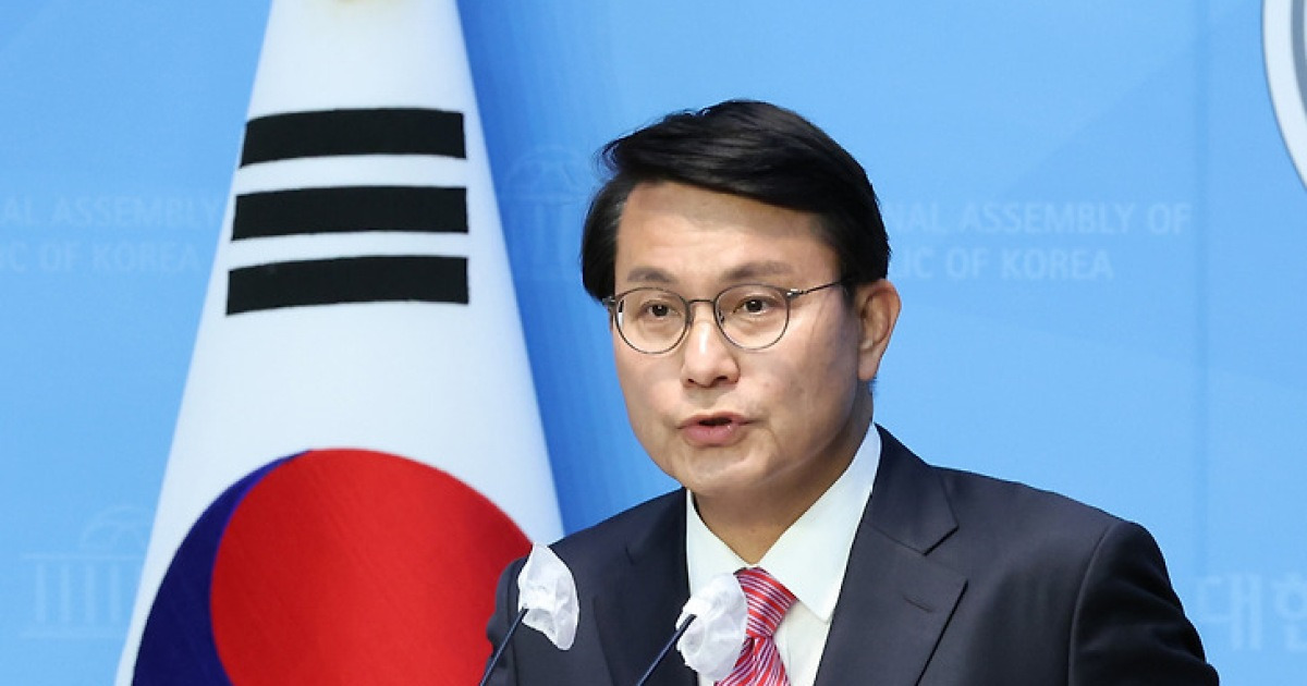 윤상현 의원 일본의 네이버 라인야후 압박 관련 기자회견