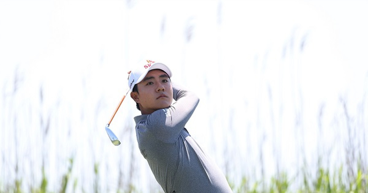 김한별, KPGA 클래식 2R 단독 선두…"최대한 공격적으로 치겠다"