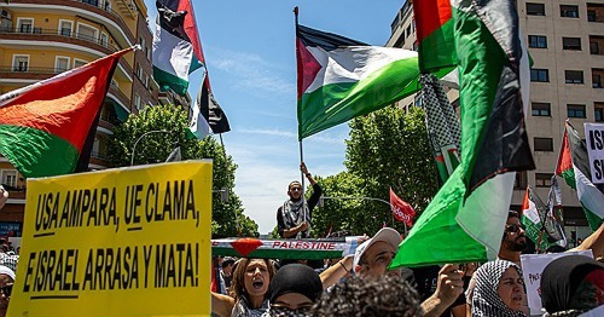 SPAIN PROTEST ISRAEL GAZA CONFLICT