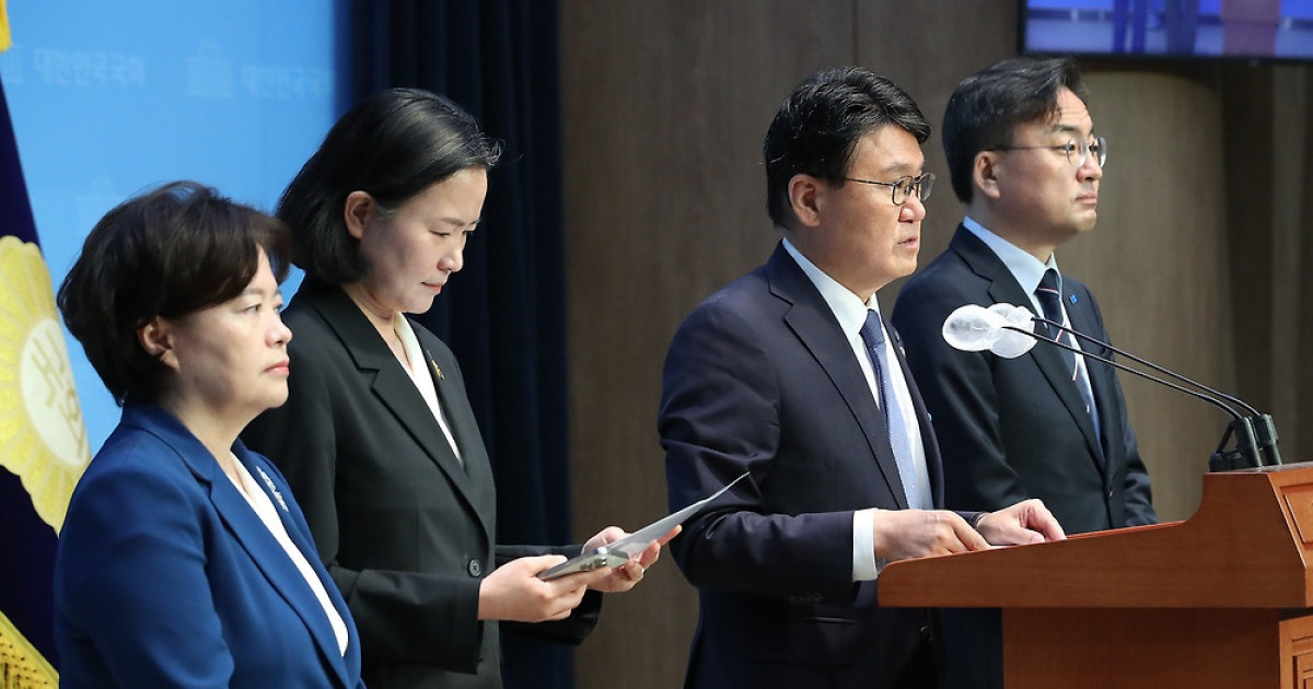 조국혁신당 일본 라인야후 사태 관련 기자회견