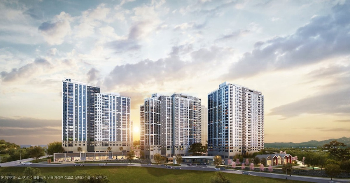 전용 84㎡가 86%… 300m 거리에 초·중학교