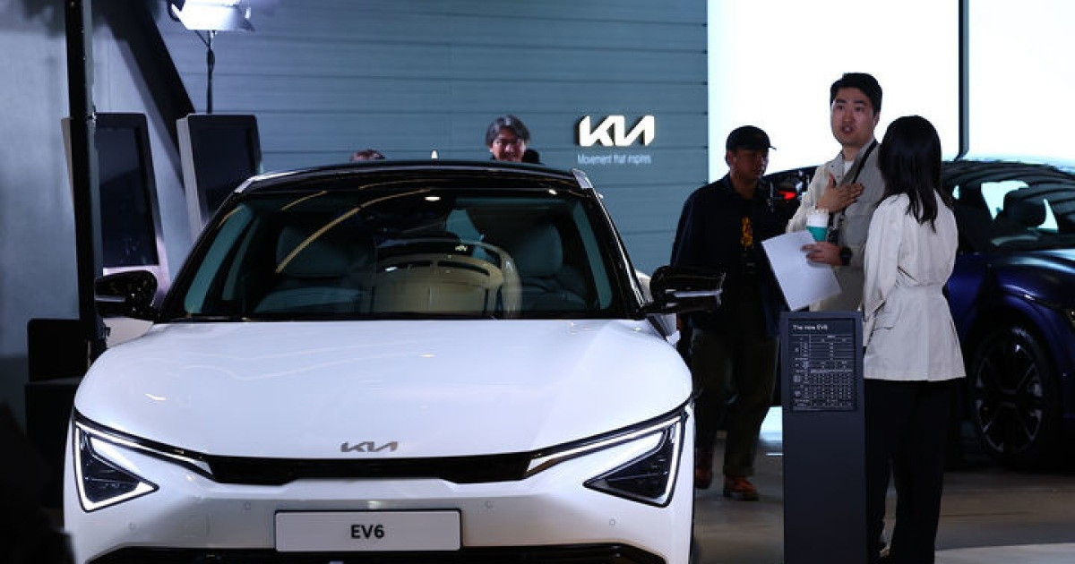 '더 뉴 EV6' 공개