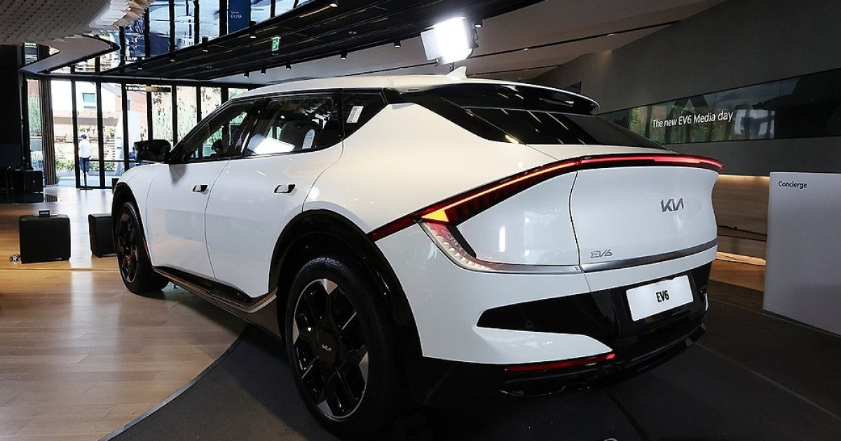 상품성 개선 모델 '더 뉴 EV6' 공개