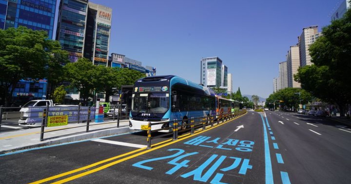 창원 원이대로 S-BRT 15일 첫차부터 운영 개시