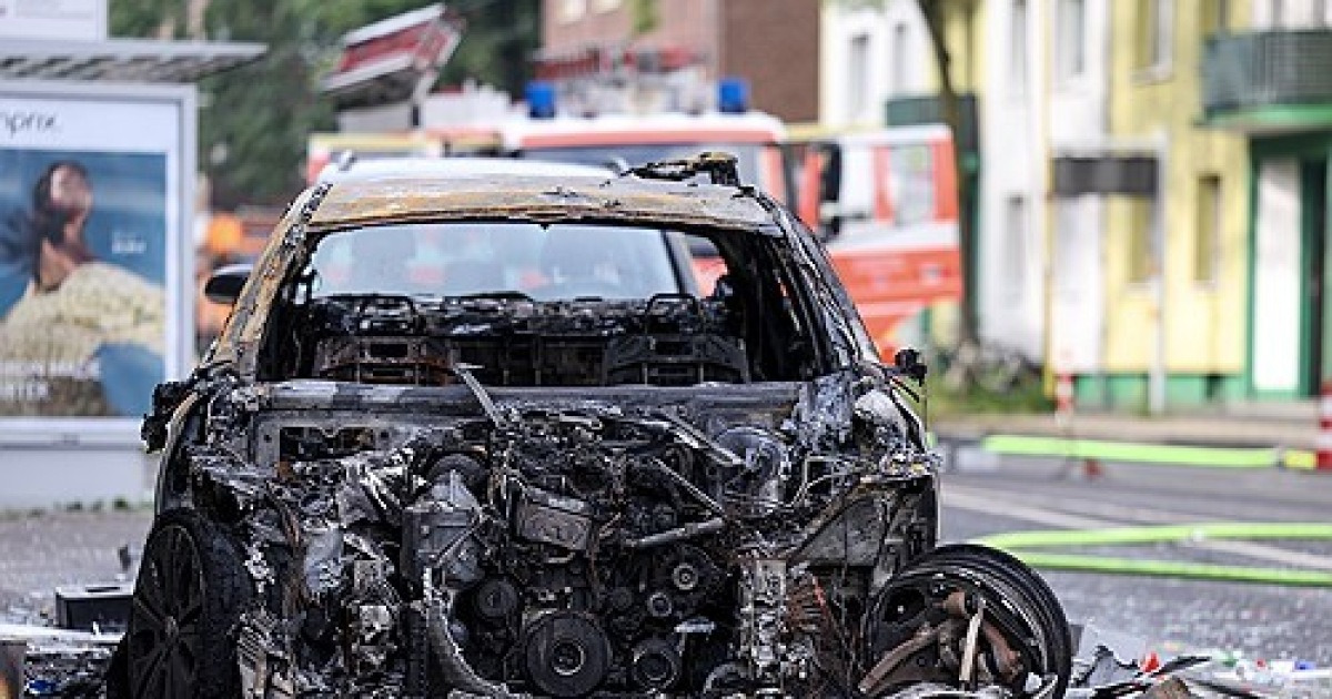 GERMANY EXPLOSION FIRE