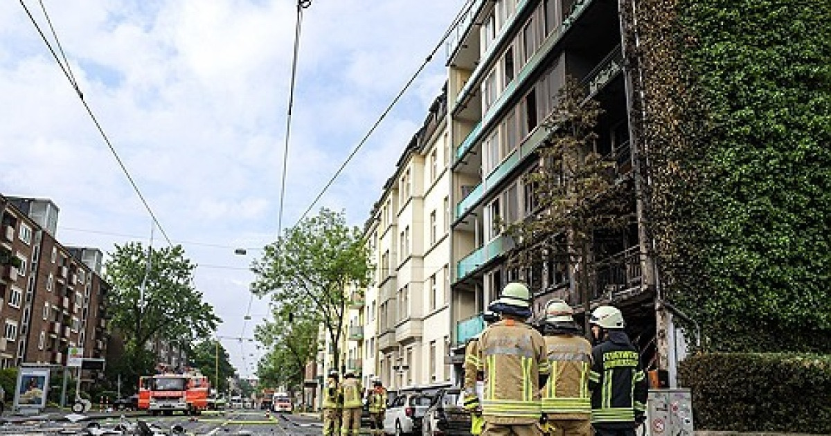 GERMANY EXPLOSION FIRE