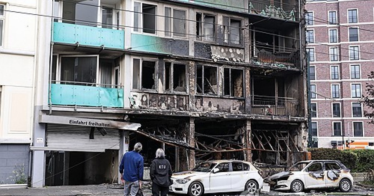 GERMANY EXPLOSION FIRE