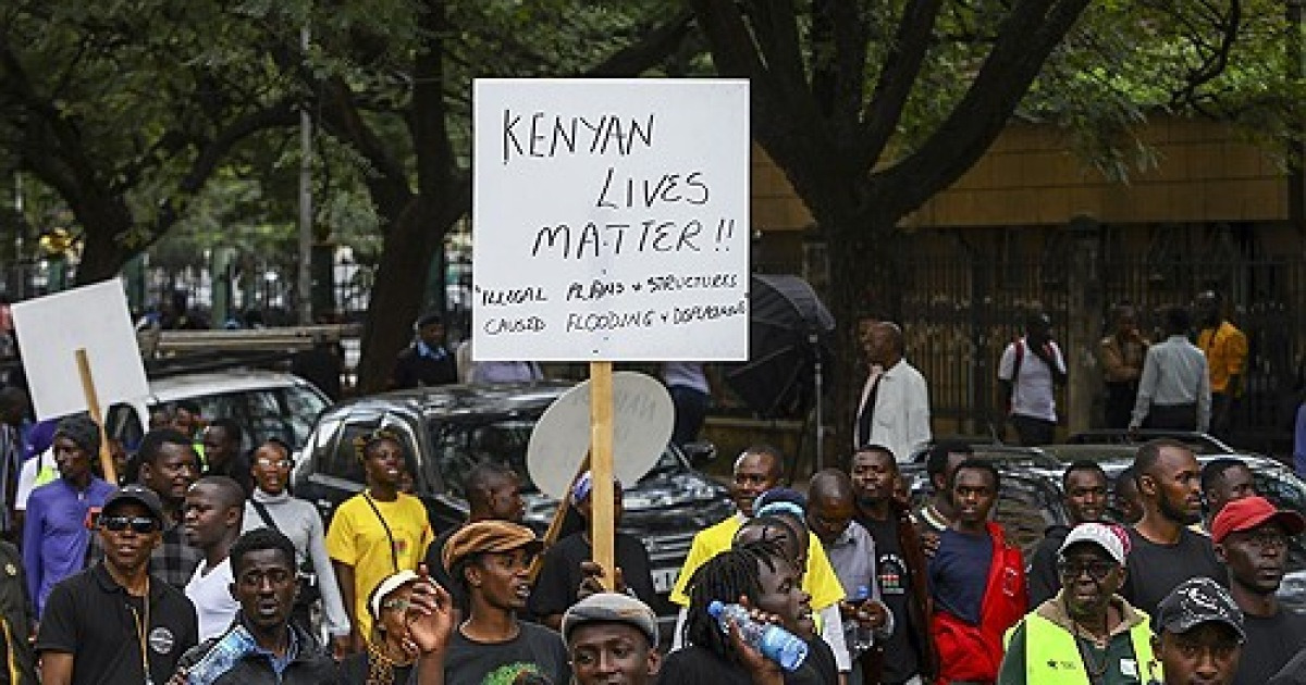 KENYA PROTEST AGAINST DEVELOPMENTS