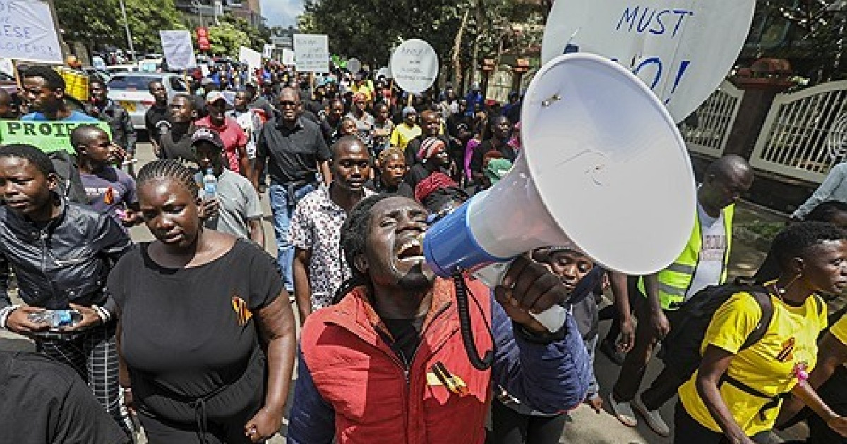 KENYA PROTEST AGAINST DEVELOPMENTS
