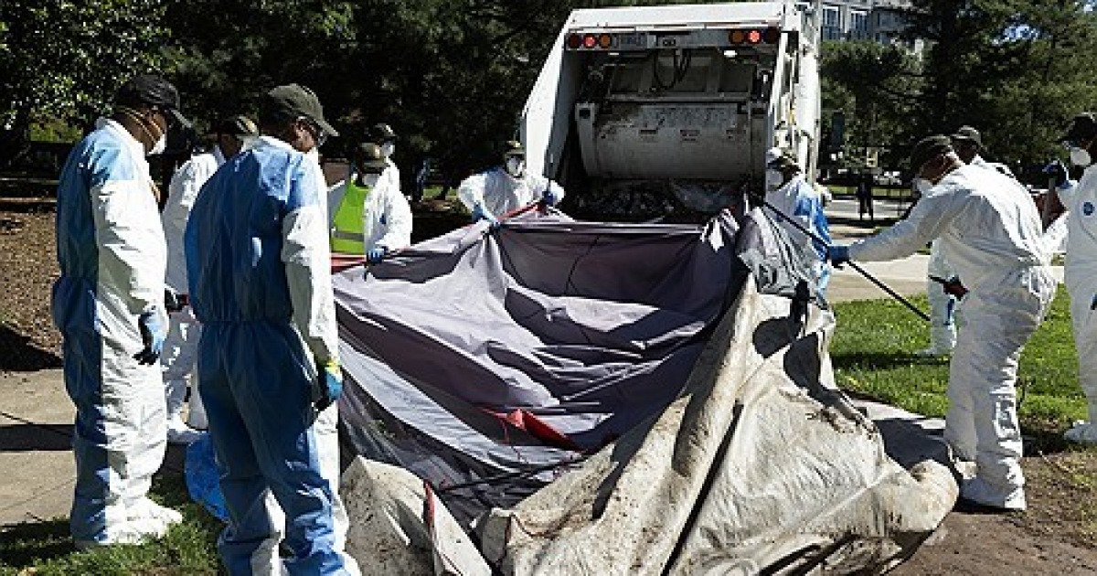 USA HOMELESS ENCAMPMENT REMOVAL CLEANUP