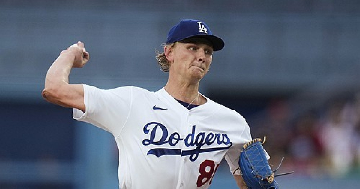 Dodgers Sheehan Baseball