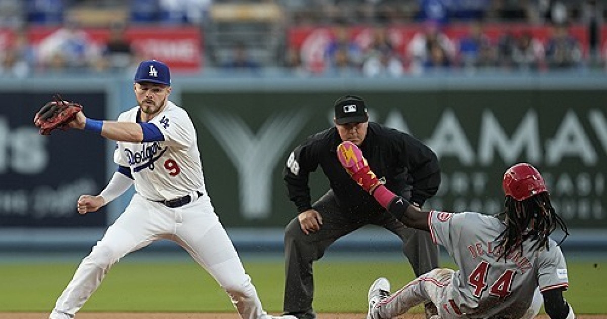 Reds Dodgers Baseball
