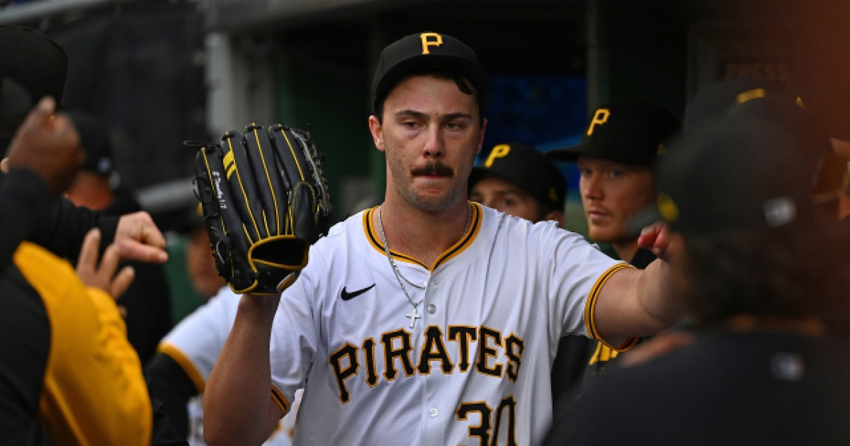 충격의 163km, KKKKKKKKKKK 대폭발…PIT 22세 초특급 유망주의 강렬한 ML 첫 승, 1순위 ‘이유 있네’