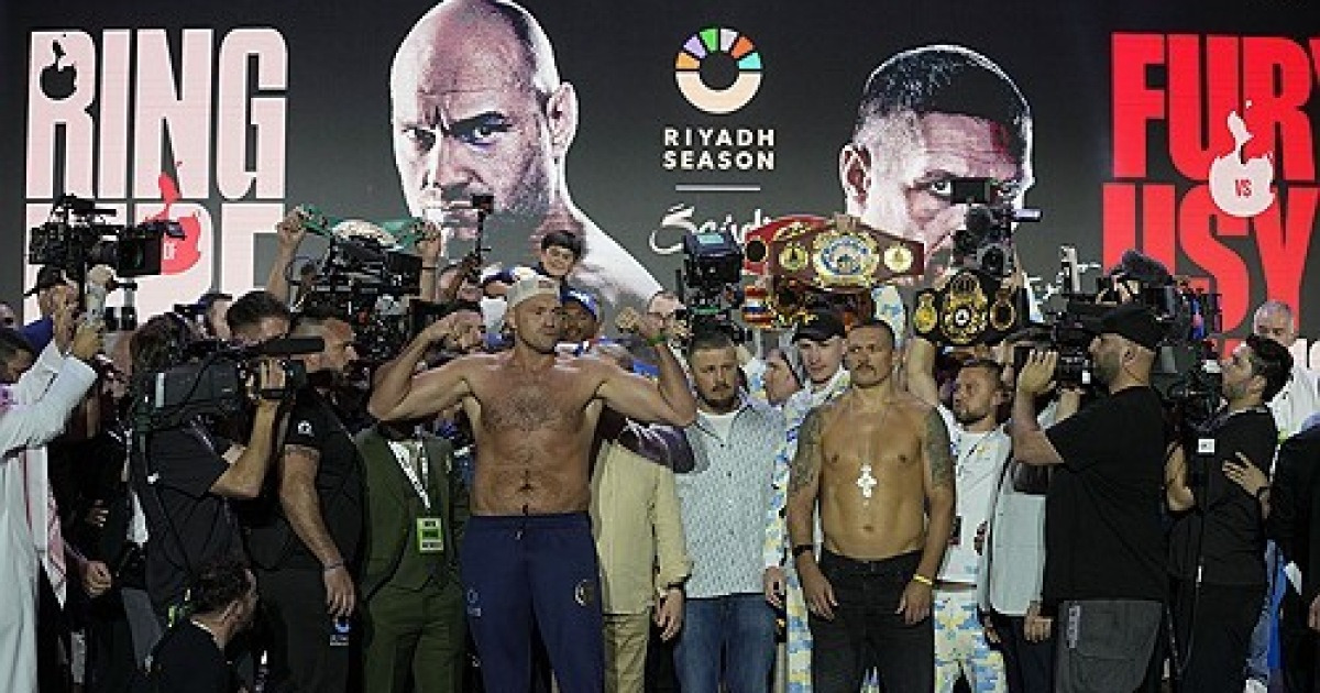 Saudi Arabia Boxing Fury Usyk