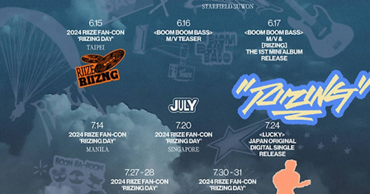 라이즈 첫 미니앨범 ‘riizing 6월 17일 발매