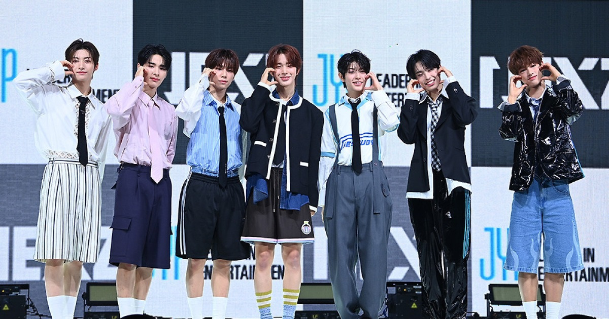 넥스지 '6년 만에 선보이는 JYP 보이그룹'[엑's HD포토]