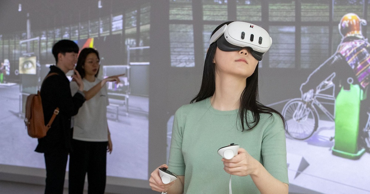 KT, 3D 생성형 AI 기술로 백남준 전시 구현