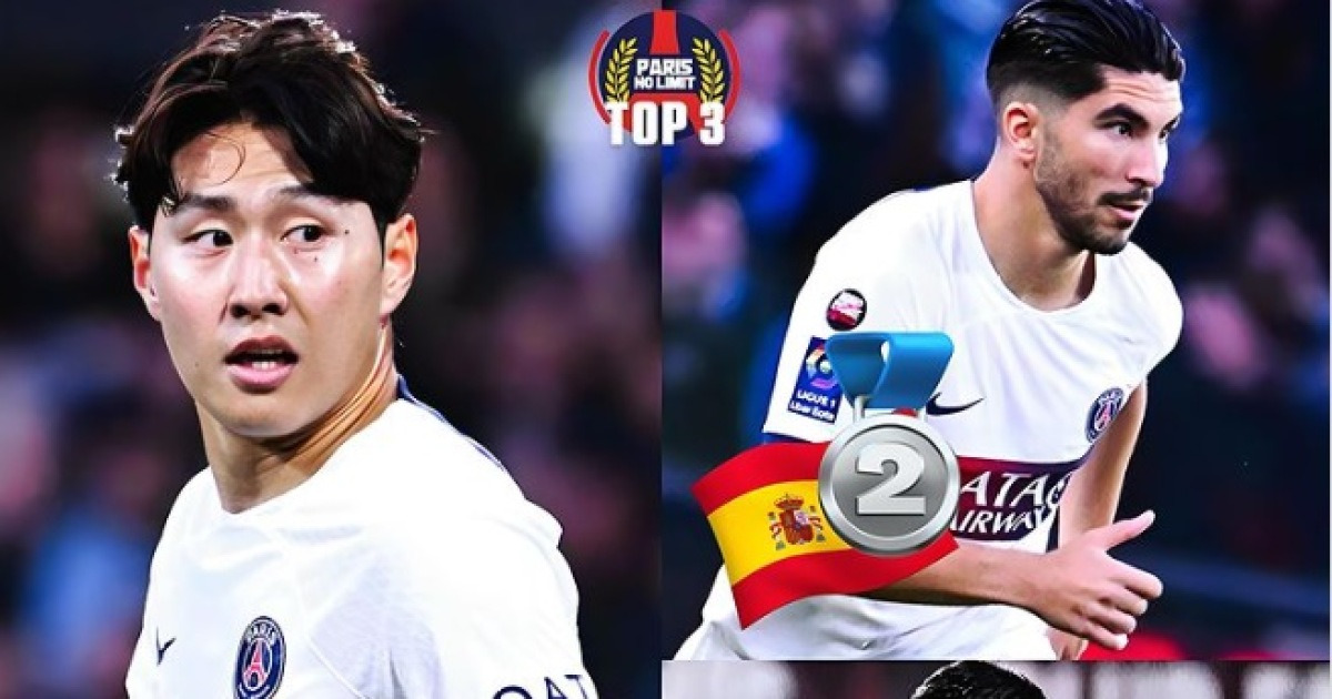 '태극기 펄럭' 이강인 해냈다, 최종라운드 1골 1도움→PSG 팬 투표서 MVP 선정