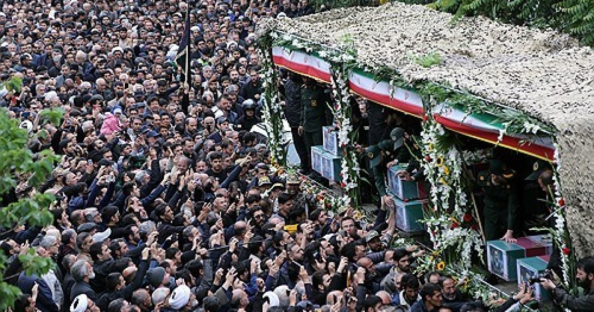IRAN PRESIDENT FUNERAL