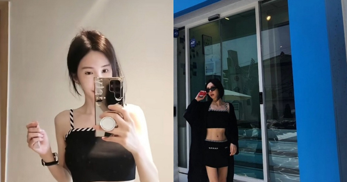 '태국 재벌♥'신주아, 41.6kg 맞네..크롭톱+초미니 입고 극세사 몸매 자랑