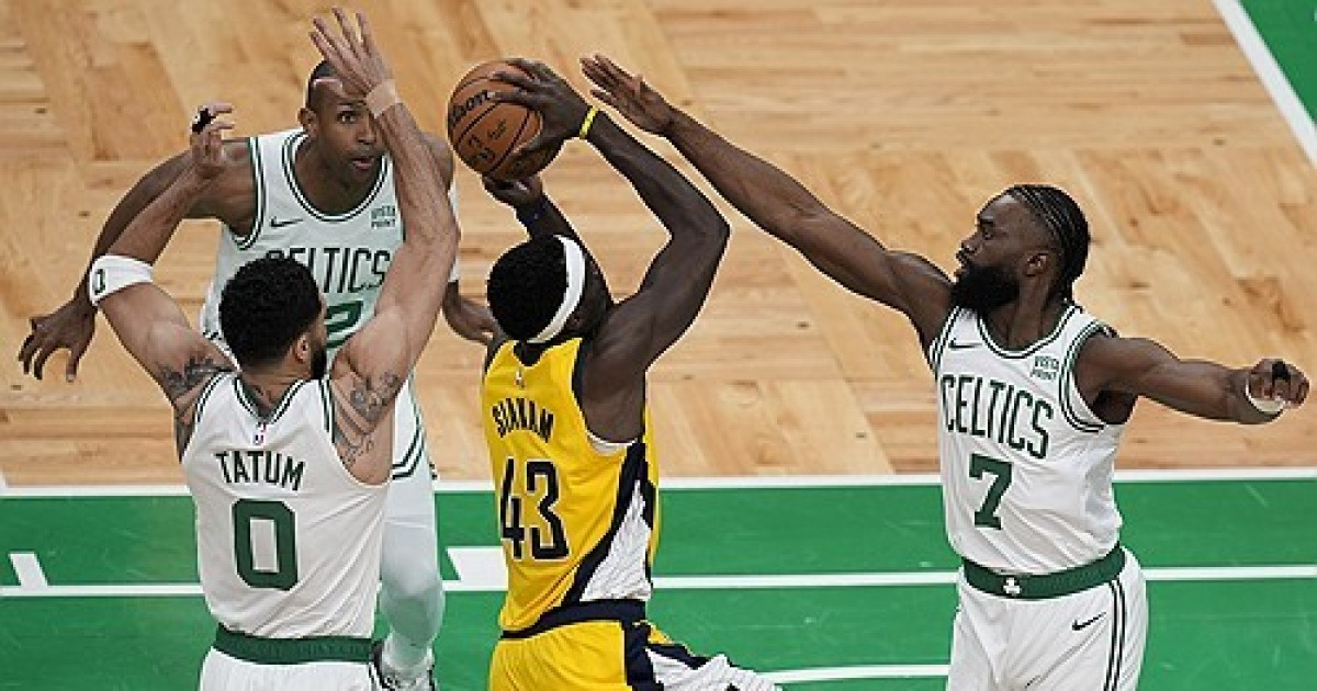 Pacers Celtics Basketball