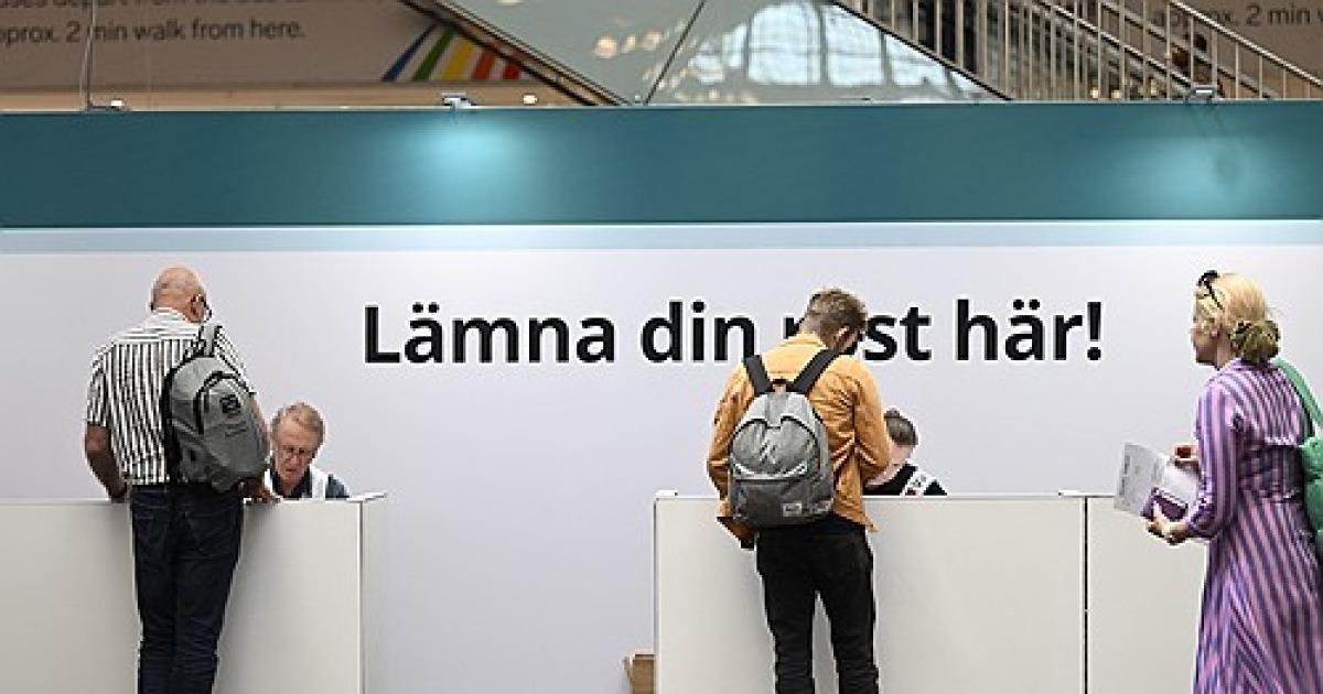 SWEDEN EU ELECTIONS EARLY VOTING