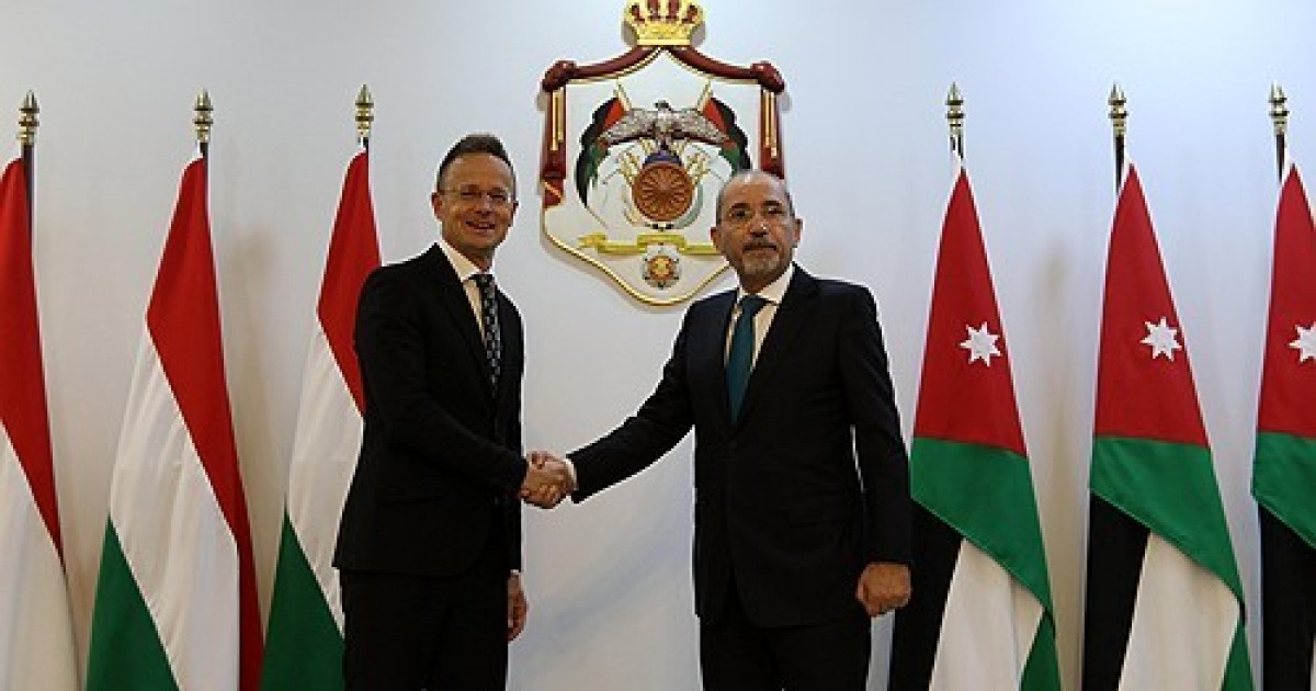 JORDAN-AMMAN-FM-HUNGARY-FM-MEETING-PRESS CONFERENCE