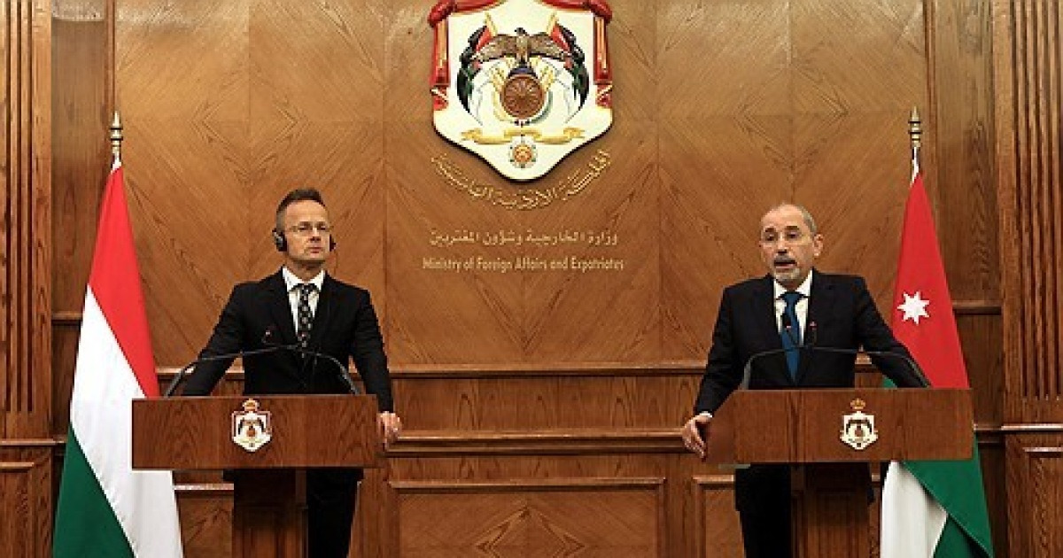 JORDAN-AMMAN-FM-HUNGARY-FM-MEETING-PRESS CONFERENCE