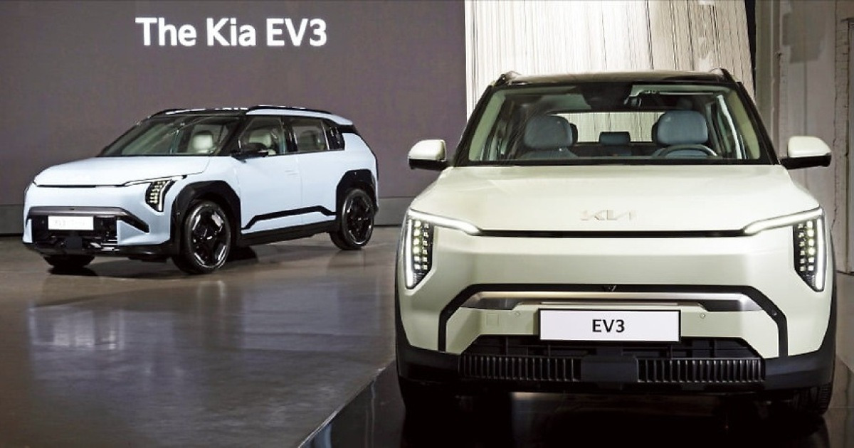 기아, 전기차 대중화 연다…3000만원대 EV3 공개