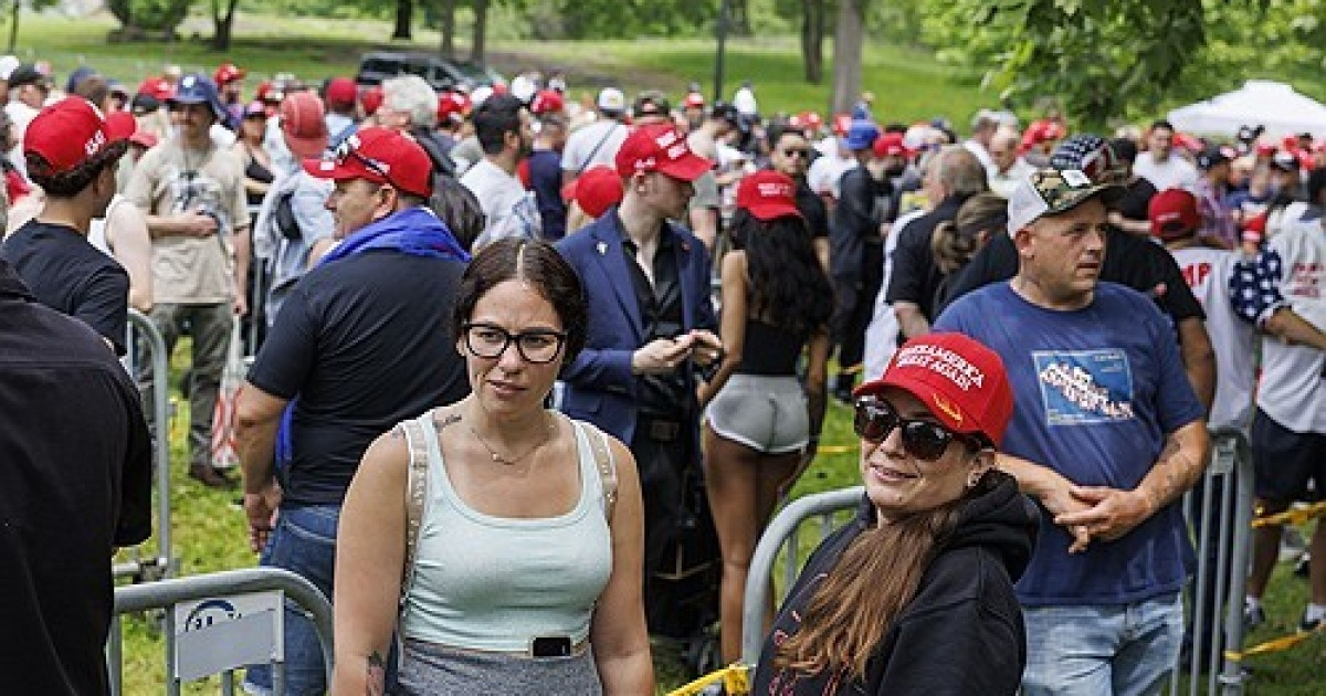 USA TRUMP RALLY IN BRONX
