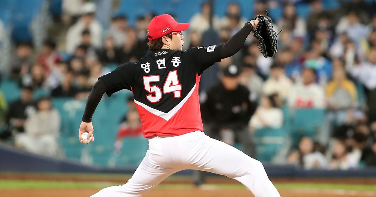 KIA 에이스 양현종, KBO 역대 두 번째 2000 탈삼진 달성에 '-9'