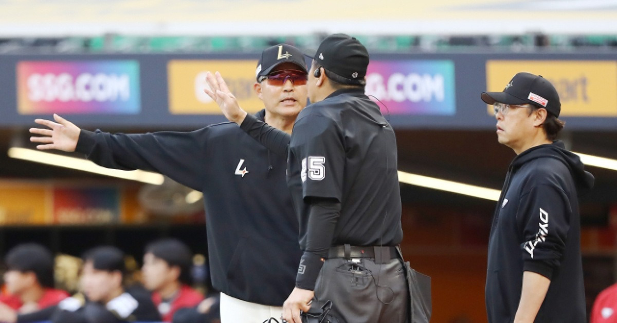 '가상 아웃 적용 안했다' 뿔난 SSG, KBO에 공문 발송 예정 "작년과 판정 왜 다른가" [MD인천]