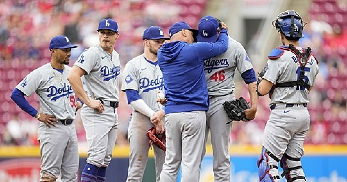 Dodgers Reds Baseball